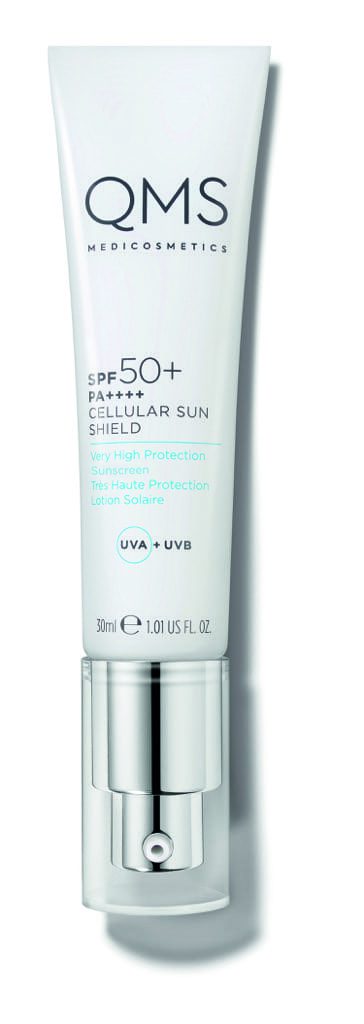 QMS Derma Expert Cellular Sun Shield Fluid SPF50+ 30ml - Helemaal Huid